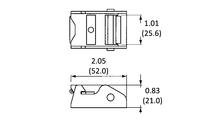 1" Overcenter Cam Buckle - CTS CARGO