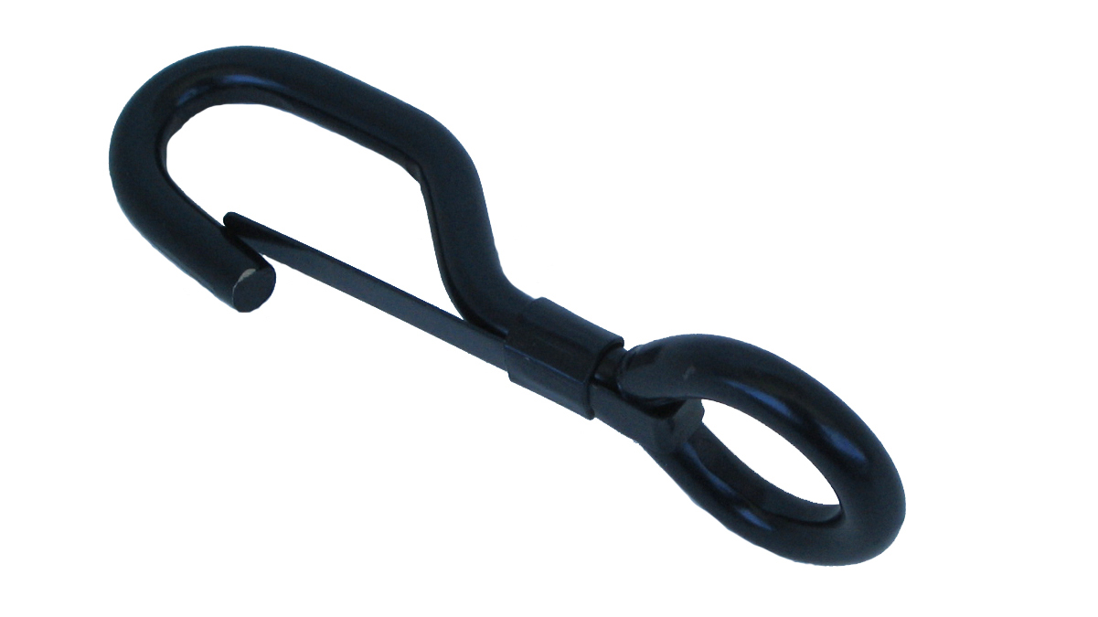 1" Snap Hook - BLACK PAINT - CTS CARGO