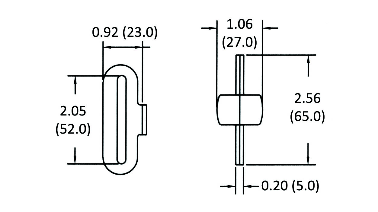 3/4" F Track Fitting - CTS CARGO