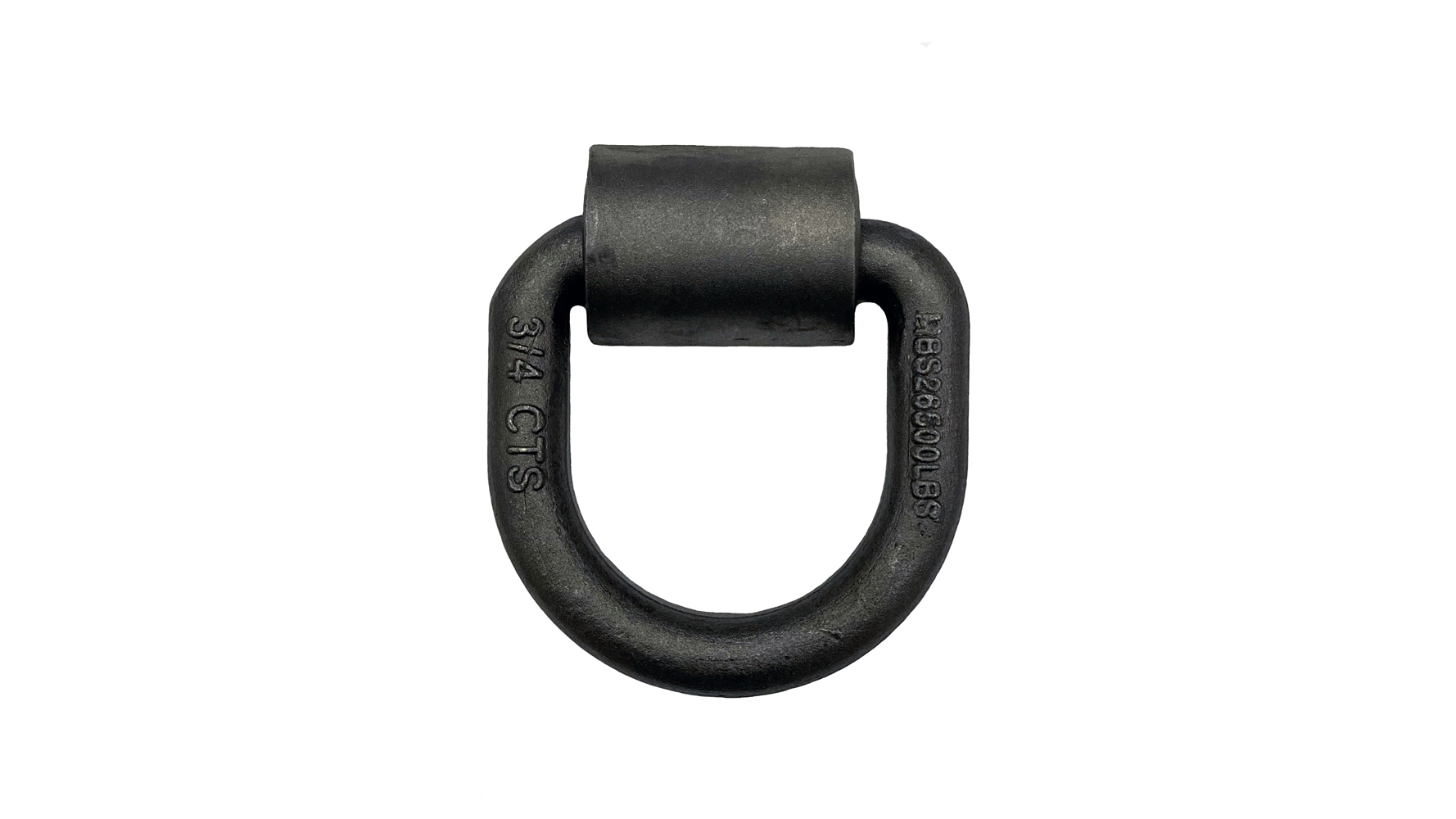 3/4" Weld-on D Ring with bracket - CTS CARGO