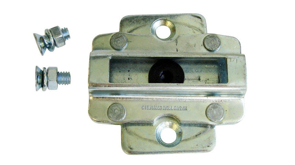 360° Swivel Single E Track with 2 Set Screws - CTS CARGO