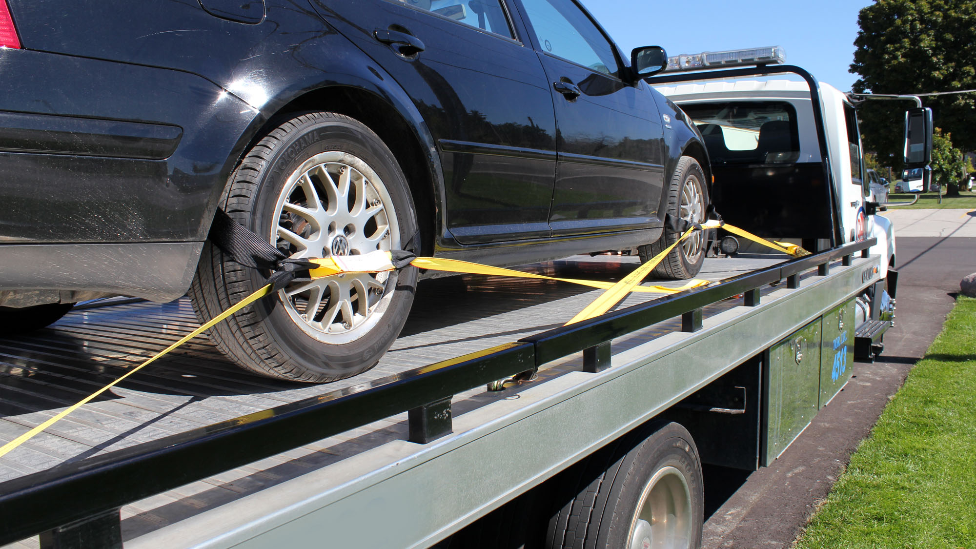 Adjustable Wheel Tie-Down with Chain Anchor with Grab Hook - CTS CARGO