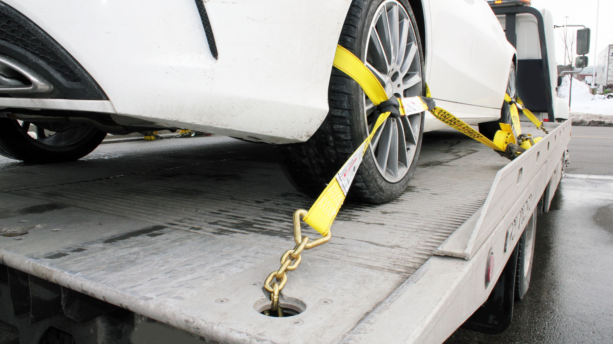 Adjustable Wheel Tie-Down With Chain Links - CTS CARGO
