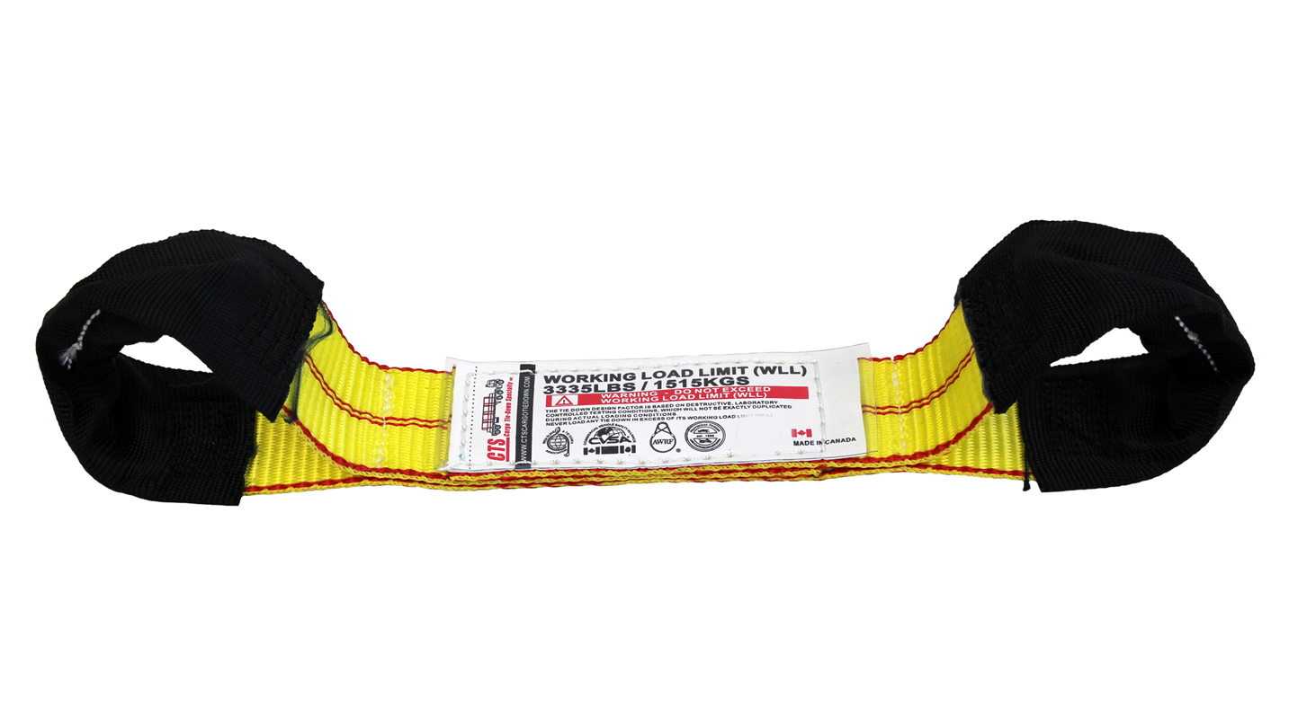 CROSS STRAP W/LOOPS ON BOTH ENDS C/W 8" WEAR SLEEVES - CTS CARGO