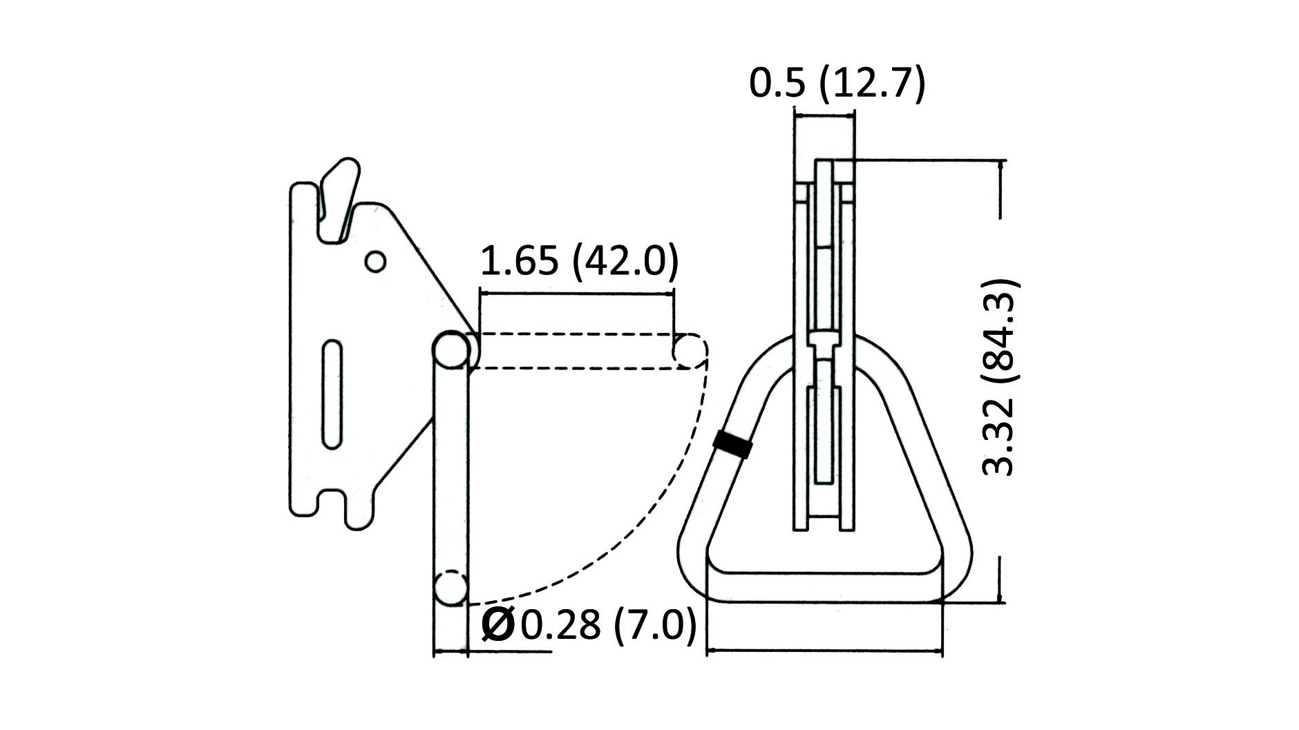 E/A FITTING WITH D-RING - CTS CARGO