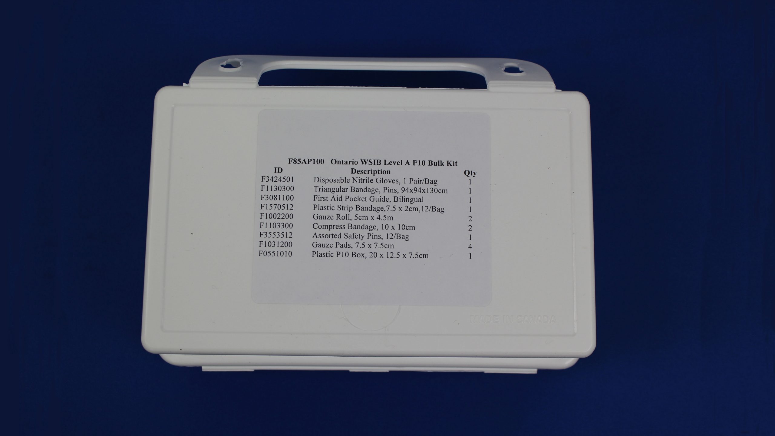 FIRST AID KIT - CTS CARGO