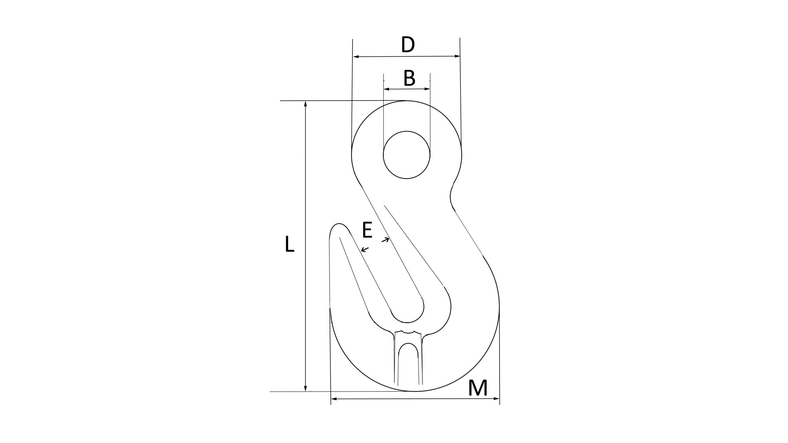 G100 CRADLE EYE GRAB HOOK - CTS CARGO