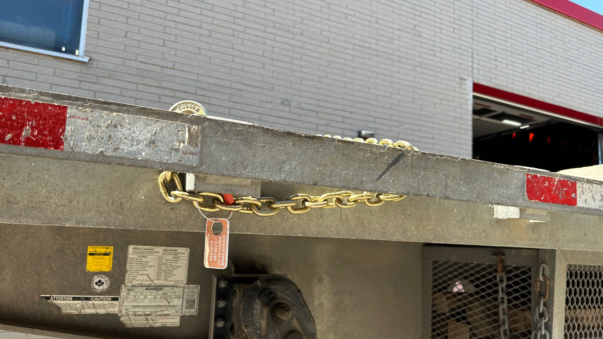 GRADE 70 TRANSPORT CHAIN WITH GRAB HOOK ON BOTH ENDS - CTS CARGO