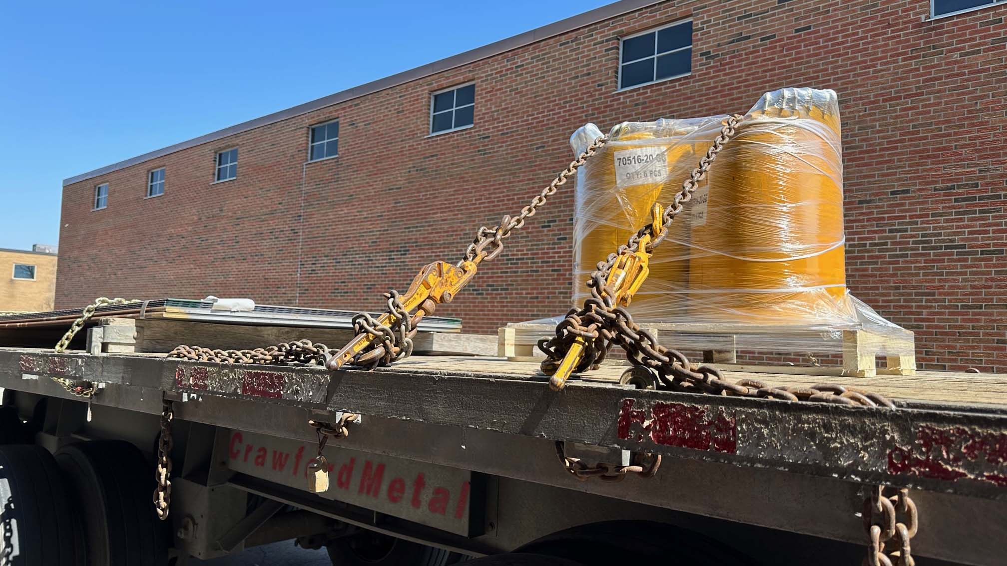 GRADE 70 TRANSPORT CHAIN WITH GRAB HOOK ON BOTH ENDS - CTS CARGO