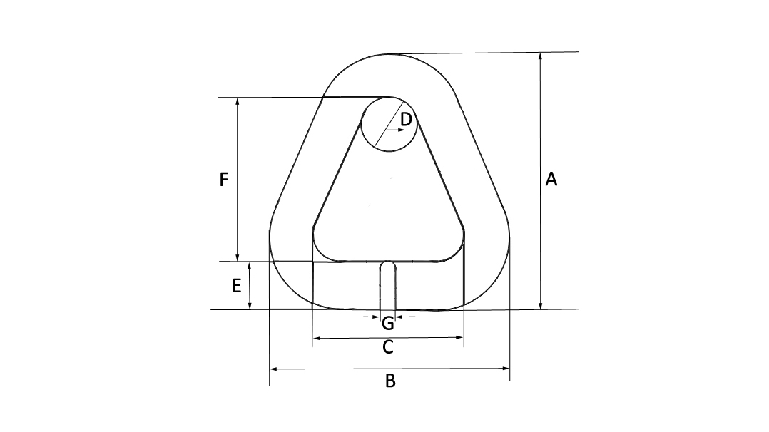 LIFTING STEEL TRIANGLE - CTS CARGO