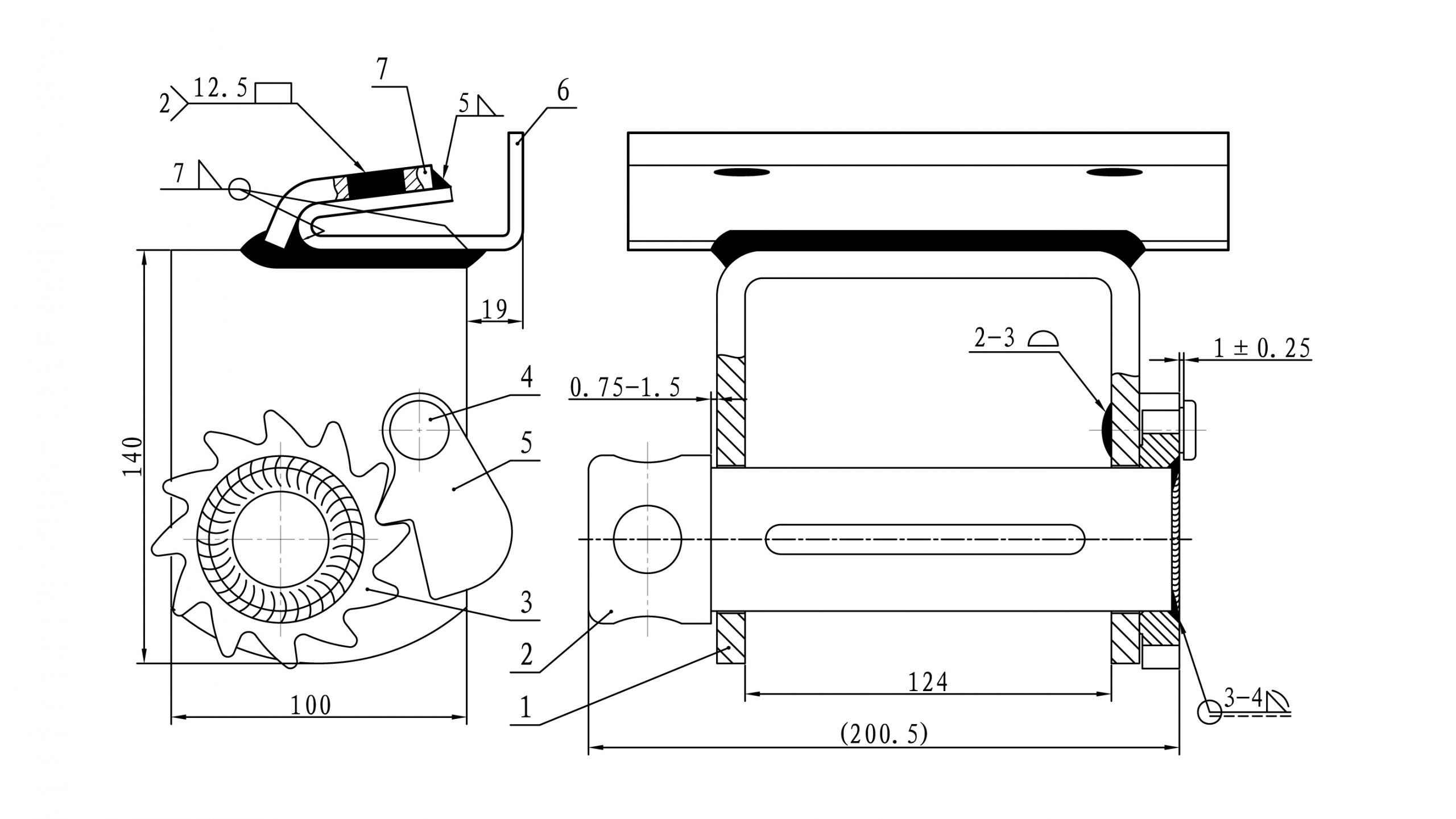 SLIDER W-TRACK BOTTOM MOUNTED SLIDING WINCH - CTS CARGO