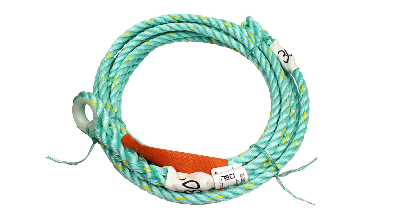 VERTICAL LIFELINE WITH THIMBLE EYE ON ONE END - CTS CARGO